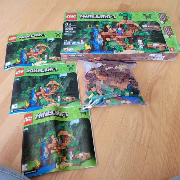 Lego | Toys | Lego Minecraft The Jungle Tree House | Poshmark